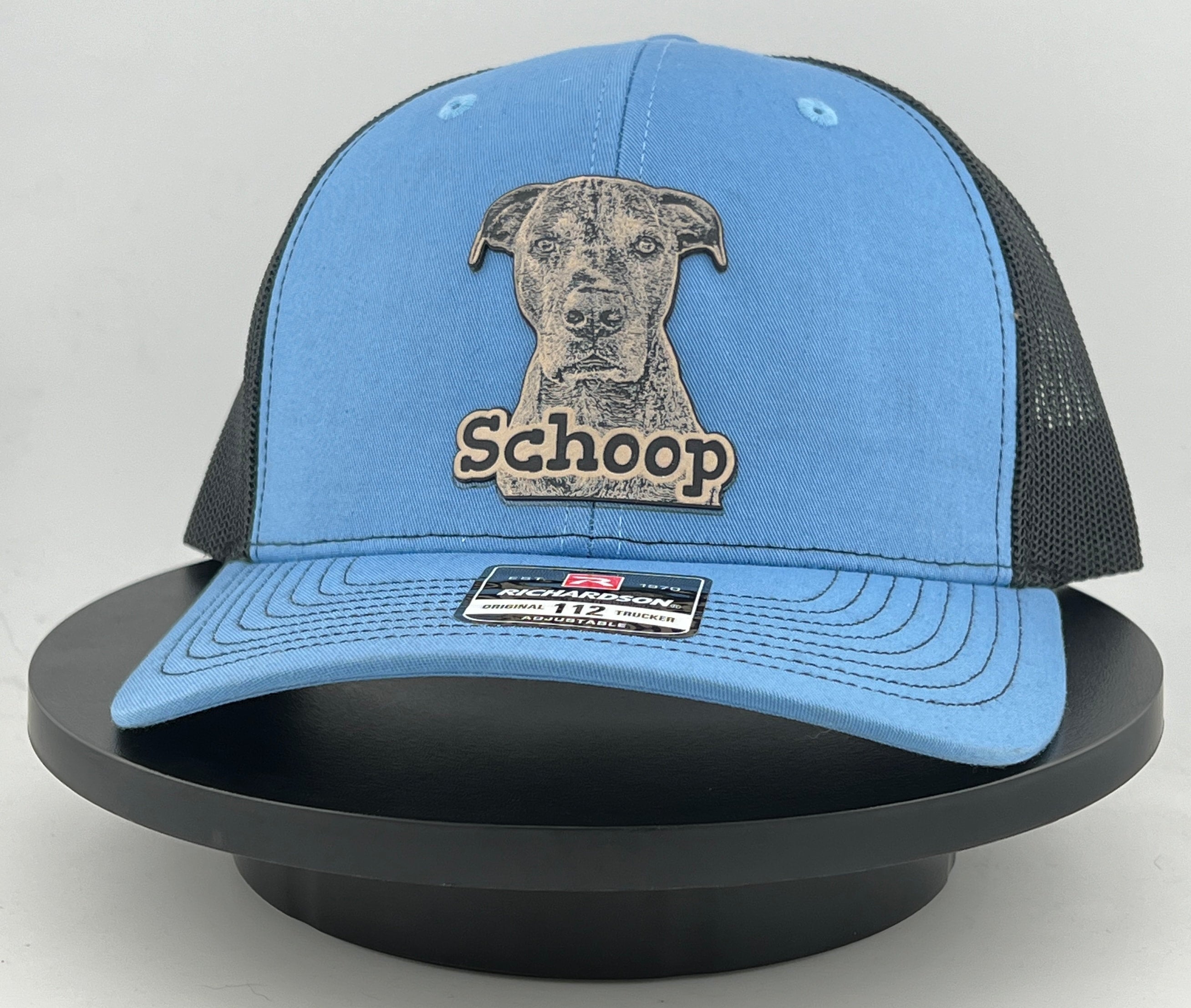 Columbia Blue / Black - Richardson 112 - Snapback | Diode Designs LLC