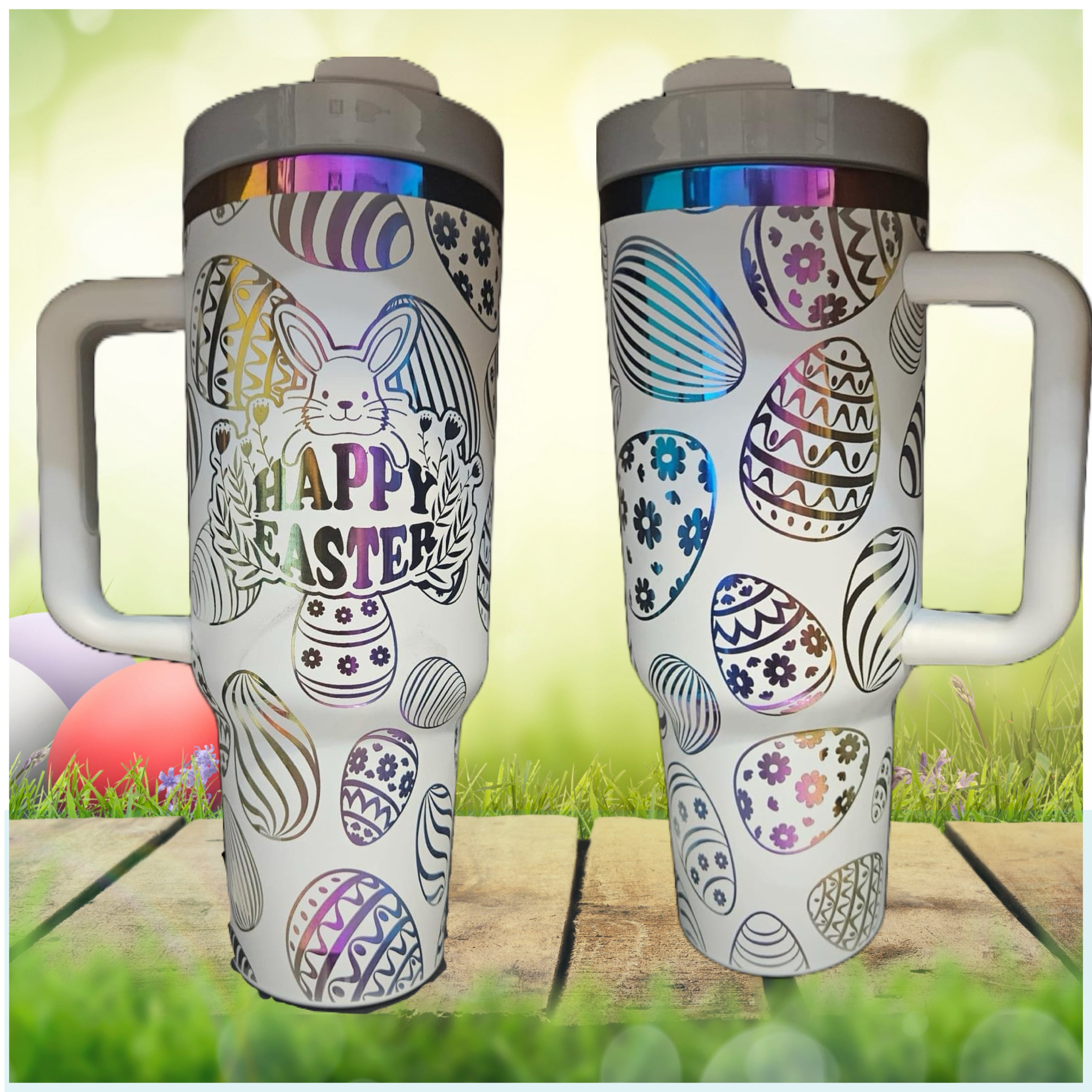 Happy Easter Wrap Design SVG | Diode Designs LLC